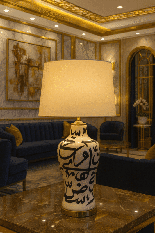 Grande Calligraphy Table Lamp (Pair) – Home Harmony